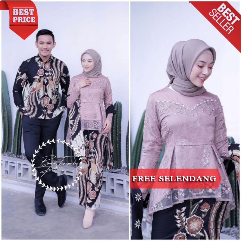 Jual Kebaya Couple Modern, Kebaya Tunangan Lamaran, Kebaya Wisuda ...