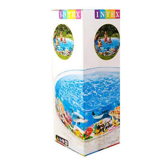 Jual Kolam Intex 58472 Snapset deep blue sea pool(2.44cm x 46cm ...