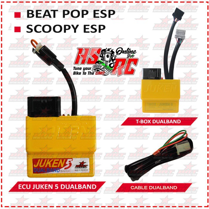 Jual ECU Racing BRT JUKEN 5 DUAL BAND BEAT POP ESP Scoopy ESP Fi ...