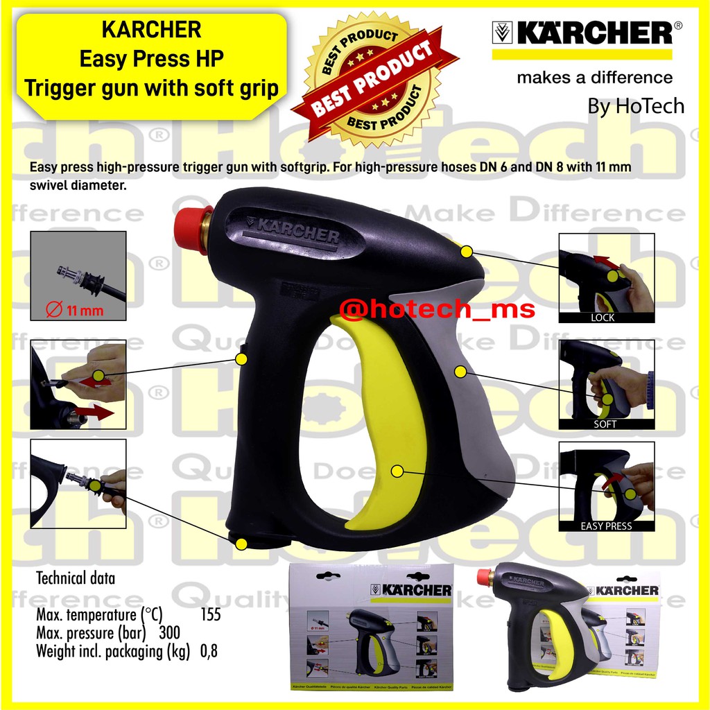 Jual Karcher Easy Press HP AVS Trigger Gun With Soft Grip | Shopee Indonesia