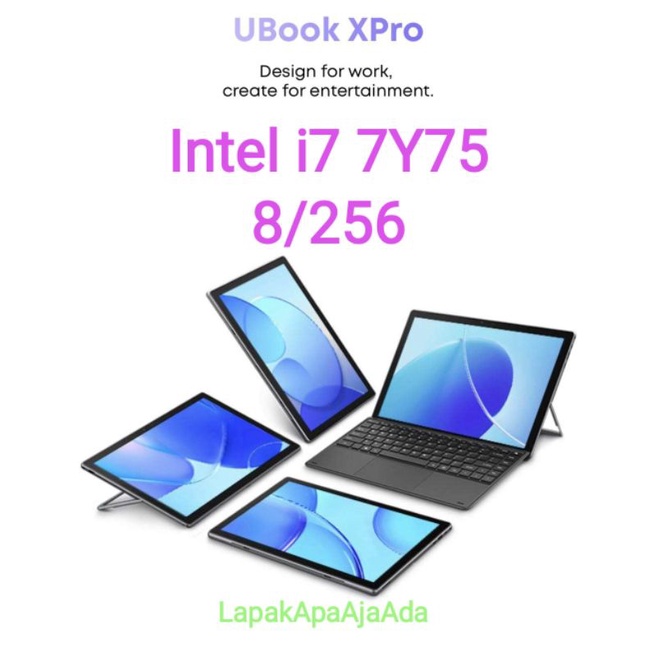 Jual Laptop UBook X Pro Intel Core Quad Core i7 7Y75 2K Dual Core 8GB ...