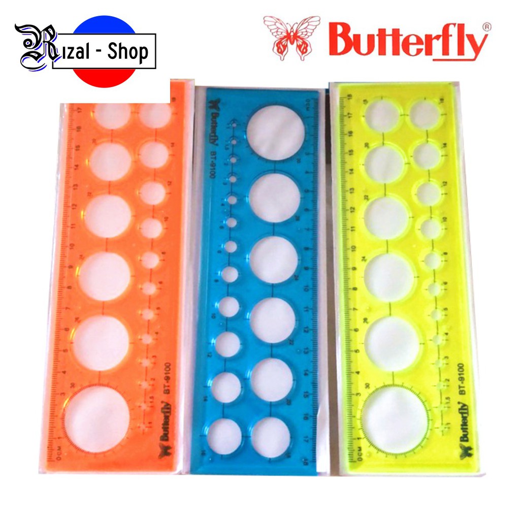 Jual Penggaris Mal Lingkaran BUTTERFLY BT-9100 | Shopee Indonesia
