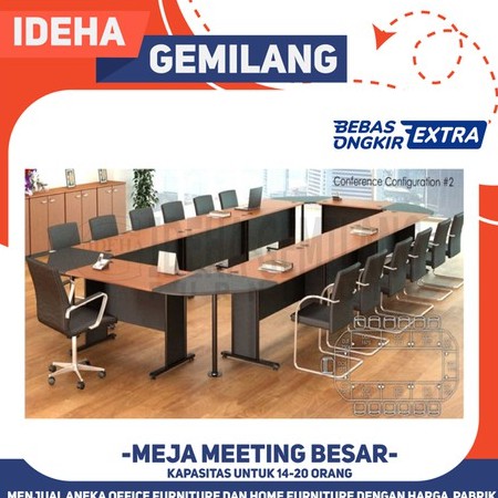 Jual Meja Meeting besar 14-20 orang | Shopee Indonesia