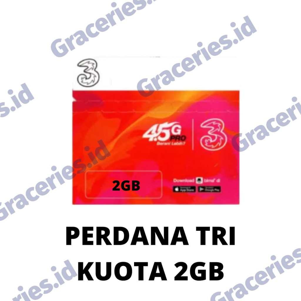 Jual PERDANA TRI KUOTA HAPPY 2GB / PERDANA TRI ISI KUOTA 2GB | Shopee ...