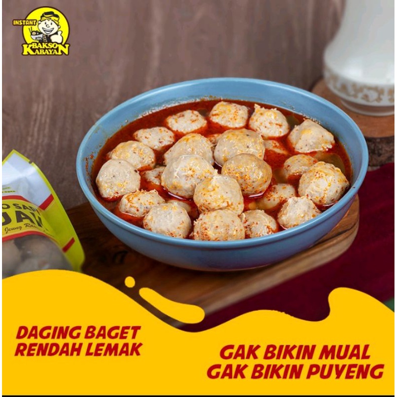 Jual Bakso sapi bakso halus instan khas Kabayan isi 15 pcs | Shopee ...