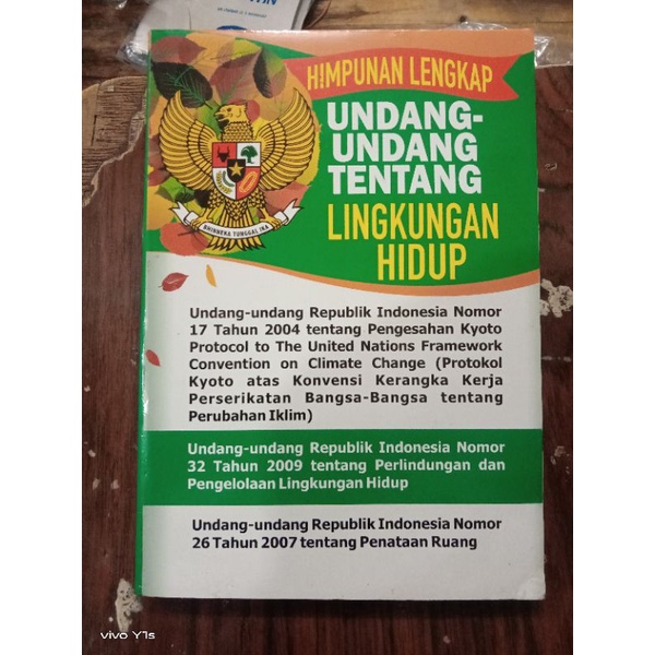 Jual Himpunan Lengkap Undang-Undang Tentang Lingkungan Hidup (Original ...