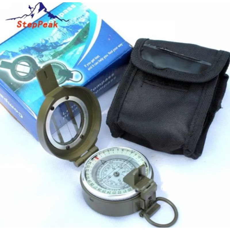 Jual ALAT SURVIVAL PENUNJUK ARAH KOMPAS MILITARY COMPASS BIDIK LENSATIC ...