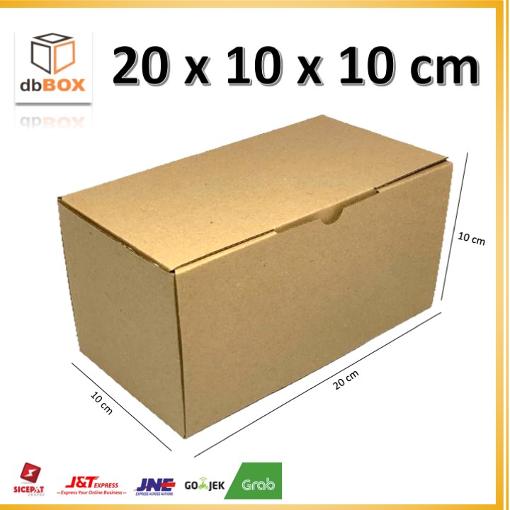 Jual Kardus 20x10x10 cm | Box Die Cut & Easy Usage |Box Kue, Roti ...
