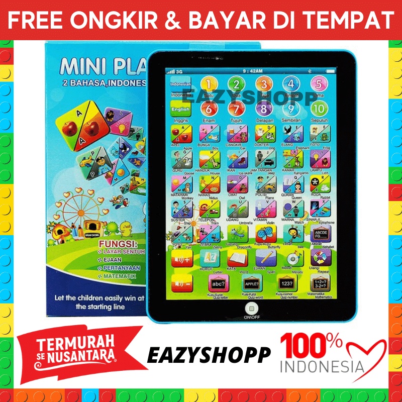 Jual Mainan Kado Permainan Tablet Tab Edukatif Edukasi Hadiah Bermain ...