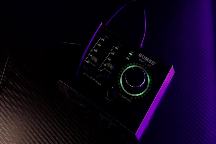 Jual BOMGE mini 2 Channel USB Audio Interface for Recording, Streaming ...