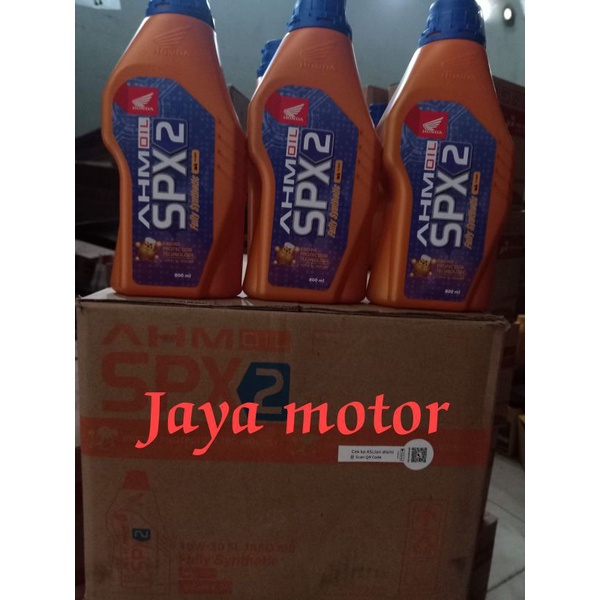 Jual Oli Spx 2 Matic 800ml 1 dus isi 24 botol Original AHM | Shopee ...