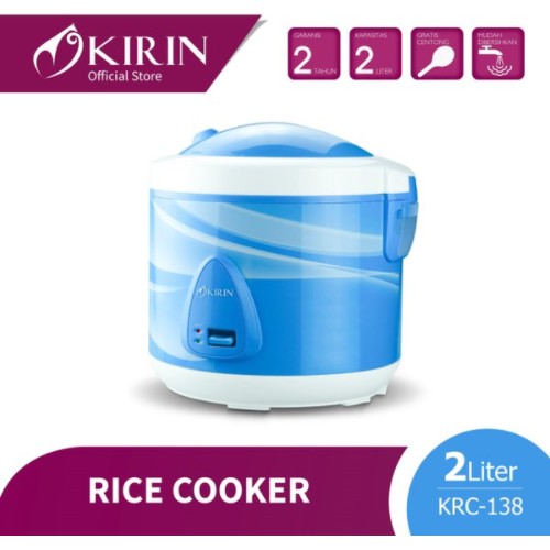 Jual Kirin Rice Cooker Magicom 2 Liter 3in1 KRC-138 BL Panci Anti Lengket | Shopee Indonesia