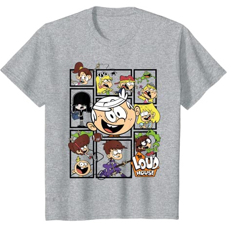 Jual Baju Kaos Anak Kids The Loud House Loud Family in Box Frames T ...