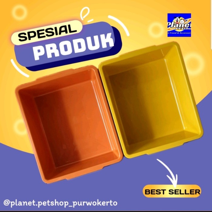 Jual Litter Box pasir kucing warna JSP | Shopee Indonesia