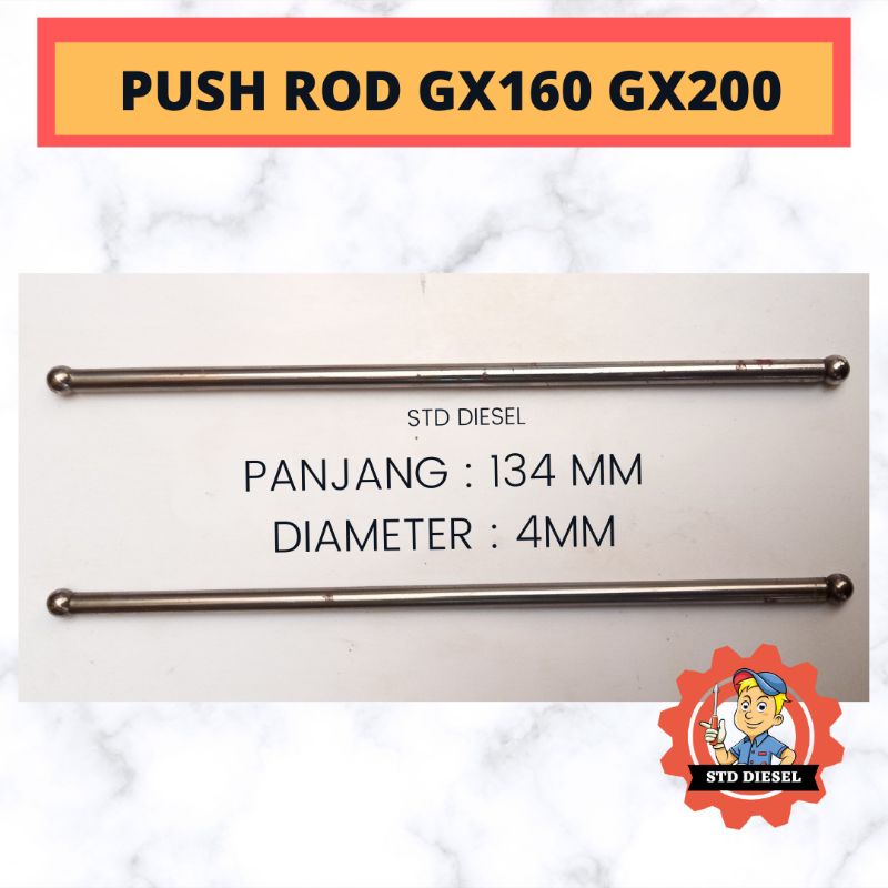 Jual PUSH ROD SUMPIT GX160 GX200 STICK | Shopee Indonesia
