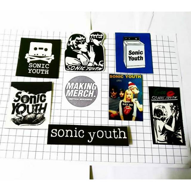 Jual STICKER BAND SONIC YOUTH | Shopee Indonesia