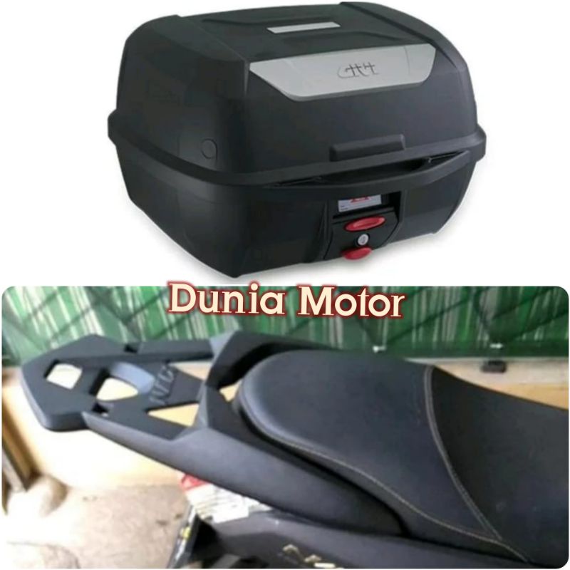 Jual SEPAKET BOX GIVI E 43 E43 NTL DAN BREKET BRACKET PCX 150 PCX 160 ...