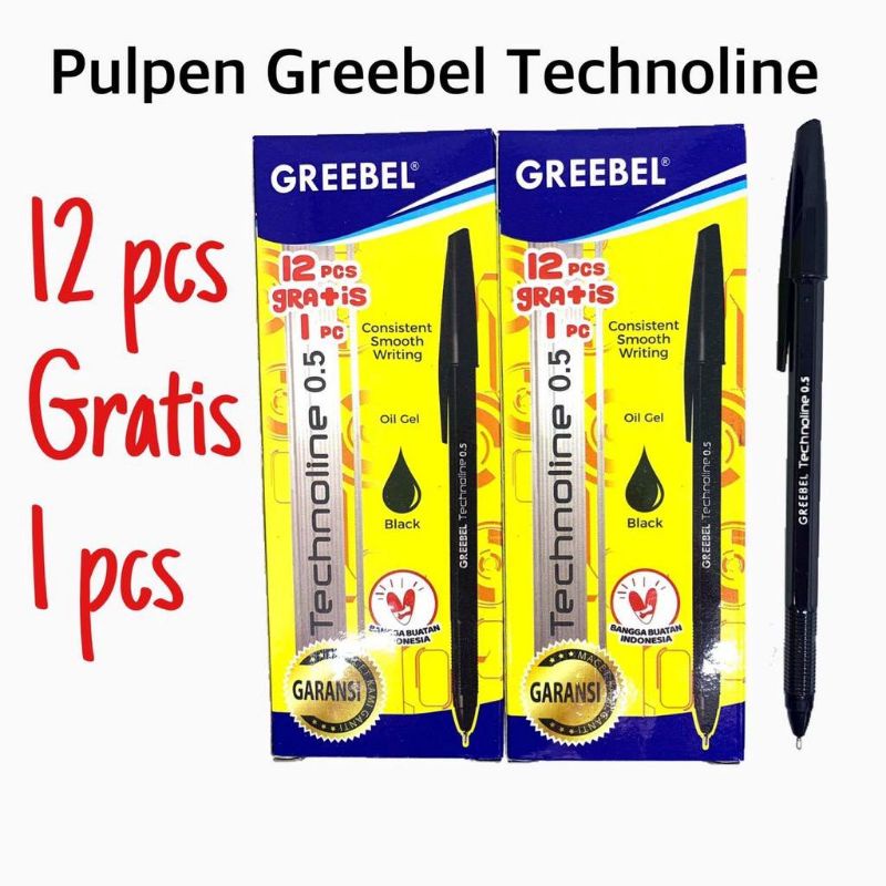 Jual Pulpen Hitam Greebel 13pcs | Shopee Indonesia