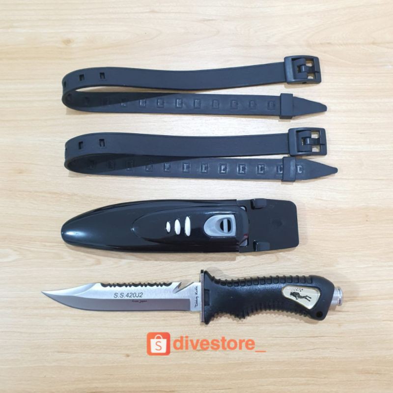 Jual Pisau Selam Stainless 5.6mm - Knife dive | Shopee Indonesia
