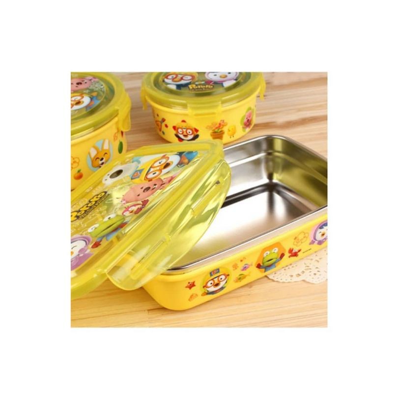 Jual Kotak Makan Siang Anak Pororo - Lunch Box Tempat Bekel | Shopee ...