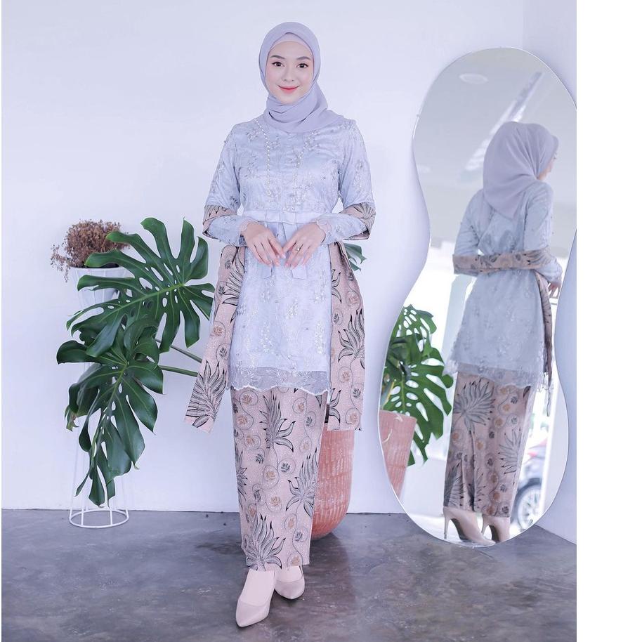 Jual Sangat Nyaman.. Batik Brokat Kebaya Couple Modern Untuk Kebaya ...