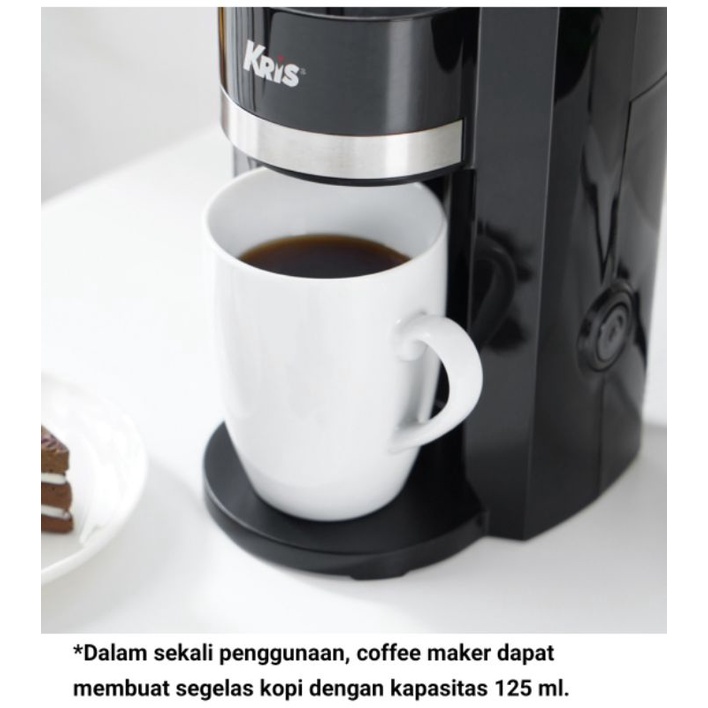 Jual COFFEE MAKER ONE CUP KRIS Coffee Maker 125 Ml 350 W GARANSI 1 TH ...