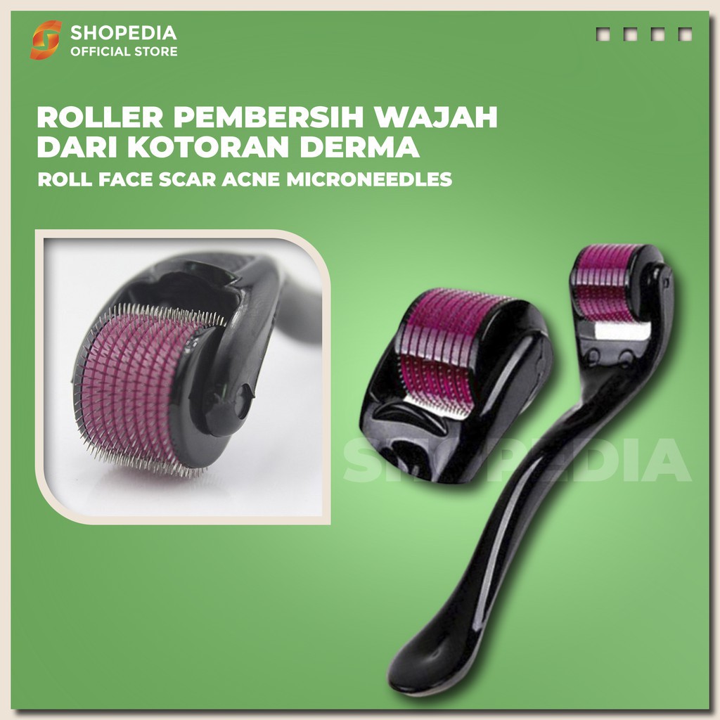 Jual Roller Pembersih Wajah dari Kotoran Derma Roll Face Acne Acne ...