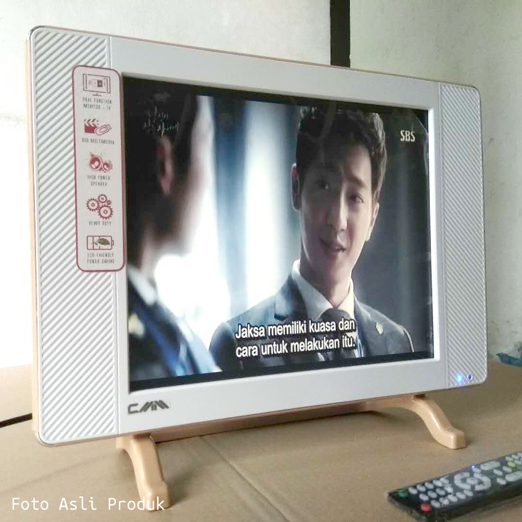 Jual Promo LED TV Monitor CMM 17" Slim Papan iklan Murah VGA HDMI USB ...