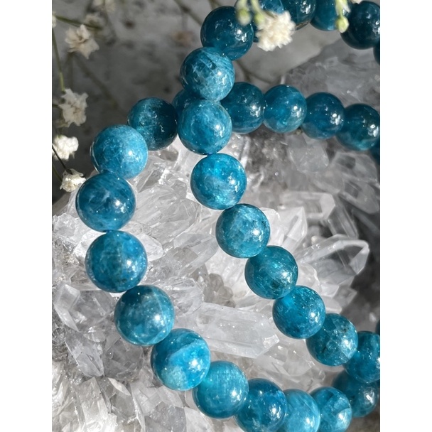 Jual Natural New Deep Blue Apatite 8mm | Shopee Indonesia