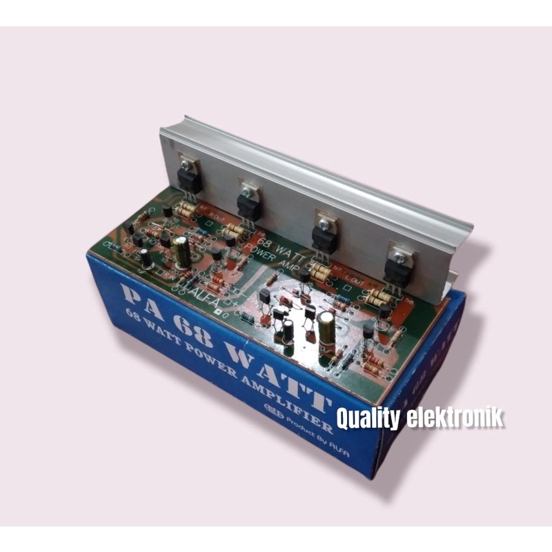 Jual KIT RAKITAN POWER AMPLIFIER 68watt ALFA | Shopee Indonesia