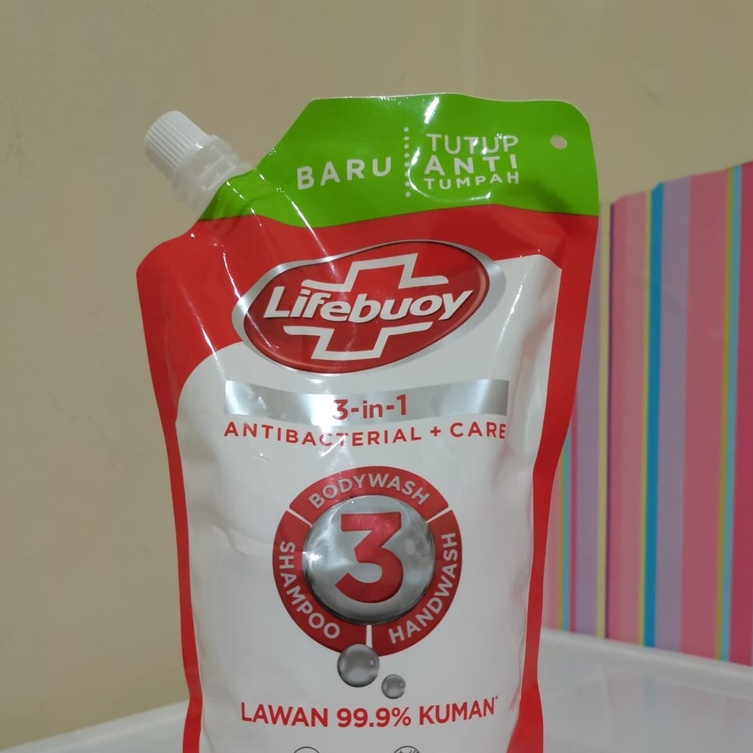 Jual LIFEBUOY 3IN1 ANTI BACTERIAL CARE BODYWASH,SHAMPOO, & HANDWASH ...