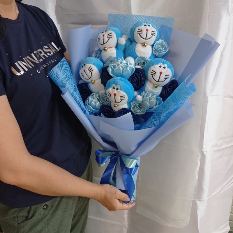 Jual Buket bunga boneka Doraemon / Animasi / Jepang / Pintu ajaib ...