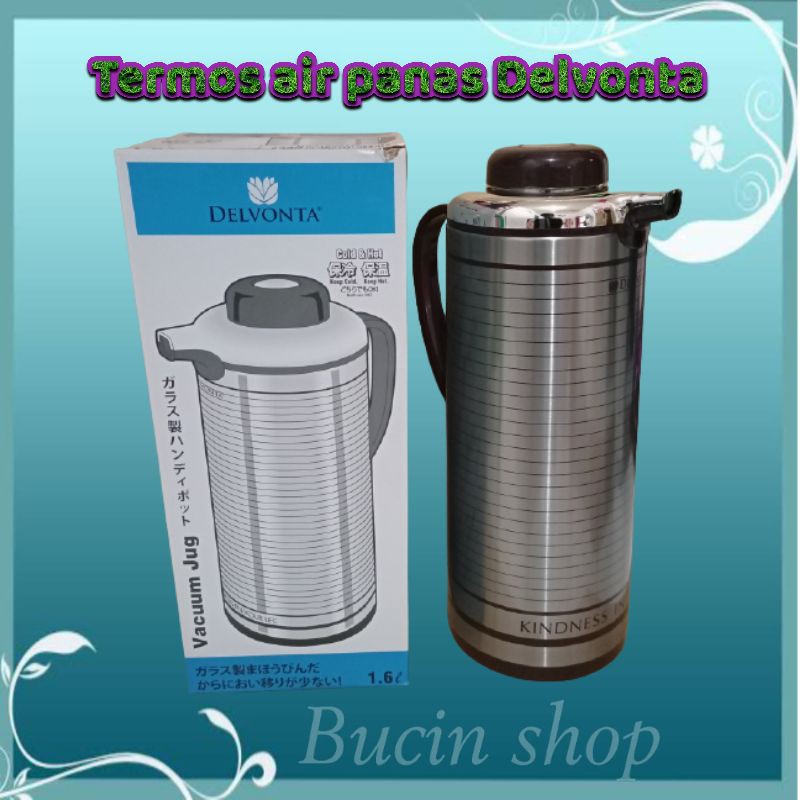 Jual Termos air panas Delvonta 1600 ml / Termos air 1300 ml | Shopee Indonesia
