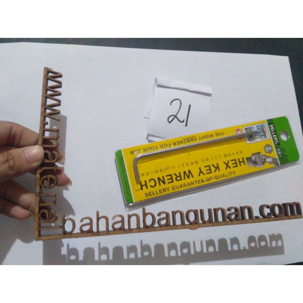 Jual kunci L 3 mm hexagonal hex key wrench sellery pelepas pengencang ...