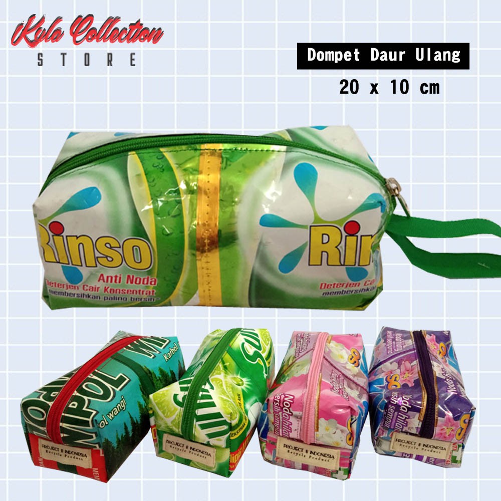 Jual Dompet Daur Ulang Beauty Kit Tempat Pensil Daur Ulang Unik ...