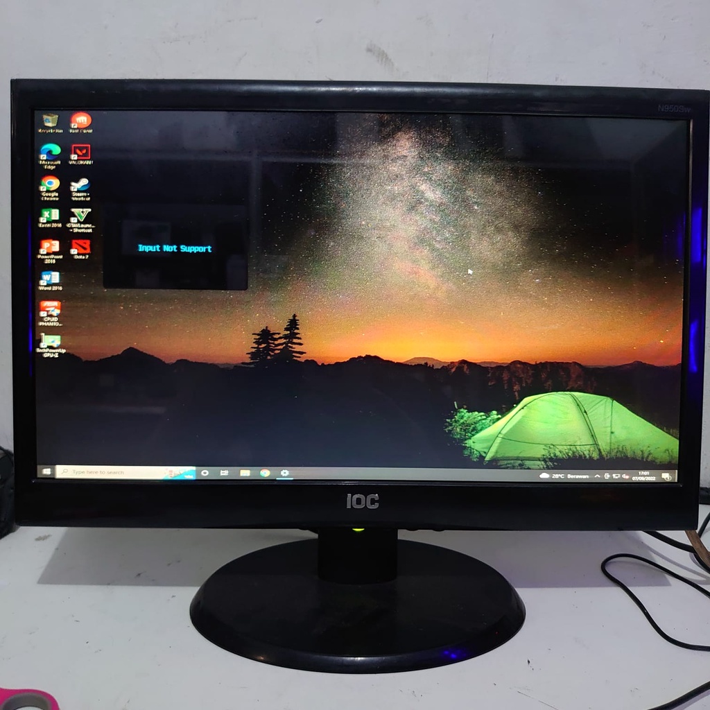 Jual monitor 19 inch AOC N950Sw kaki ori | Shopee Indonesia