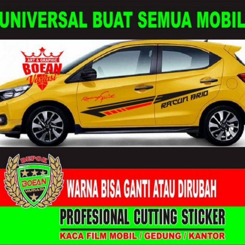 Jual Cutting sticker lis body BRIO AYLA AGYA RAIZE ROCKY SWIFT KARIMUN ...
