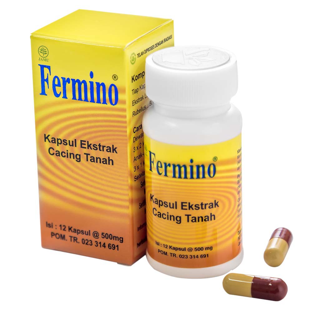 Jual Kapsul Cacing Fermino Isi 12 Kapsul | Shopee Indonesia