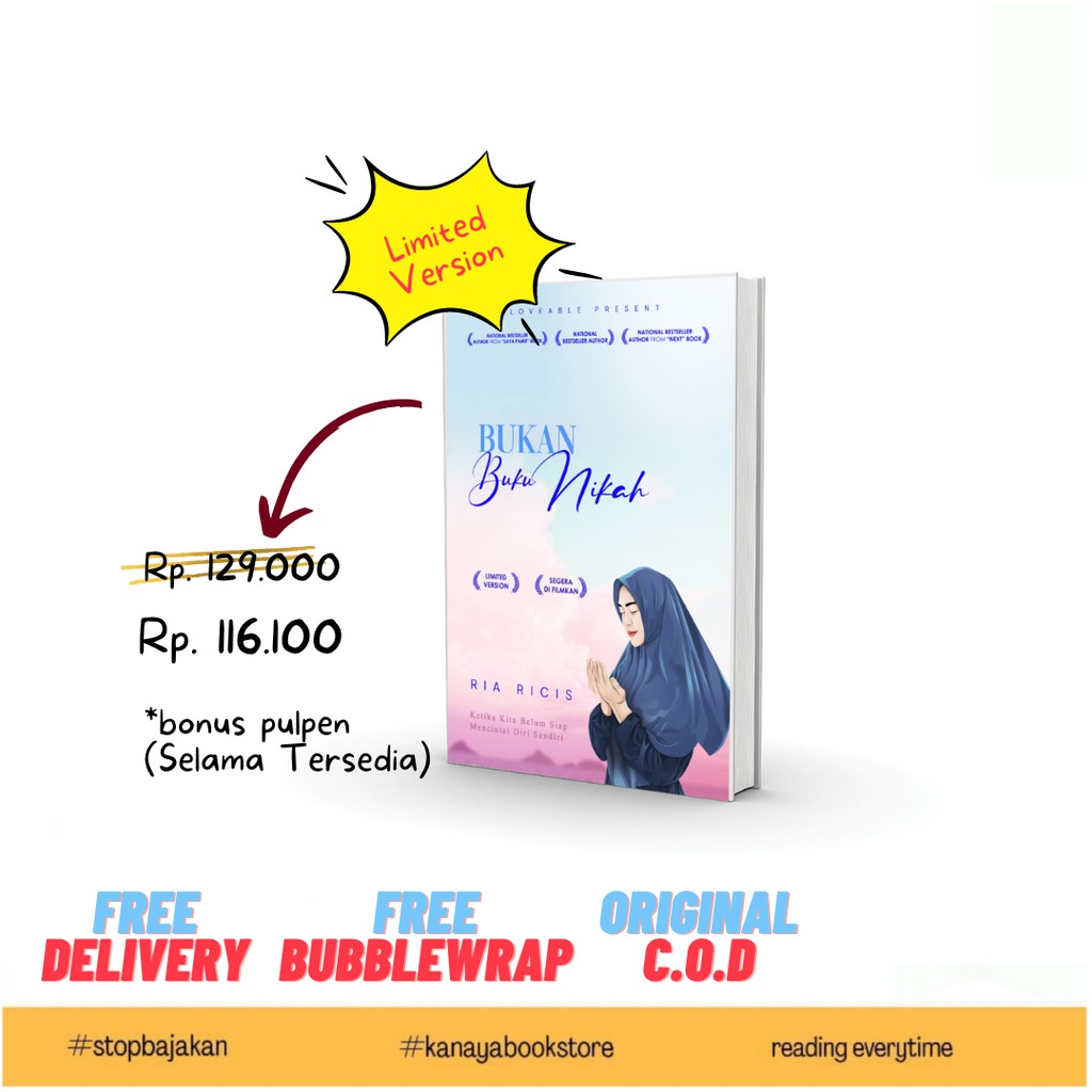 Jual Bukan Buku Nikah BBN Ria Ricis Loveable [Edisi Terbatas] | Shopee ...