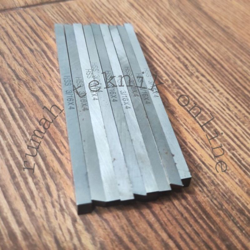 Jual Pahat Bubut HSS Square Tool Bit Mata Bubut Size 3/16 x 4 inch ...
