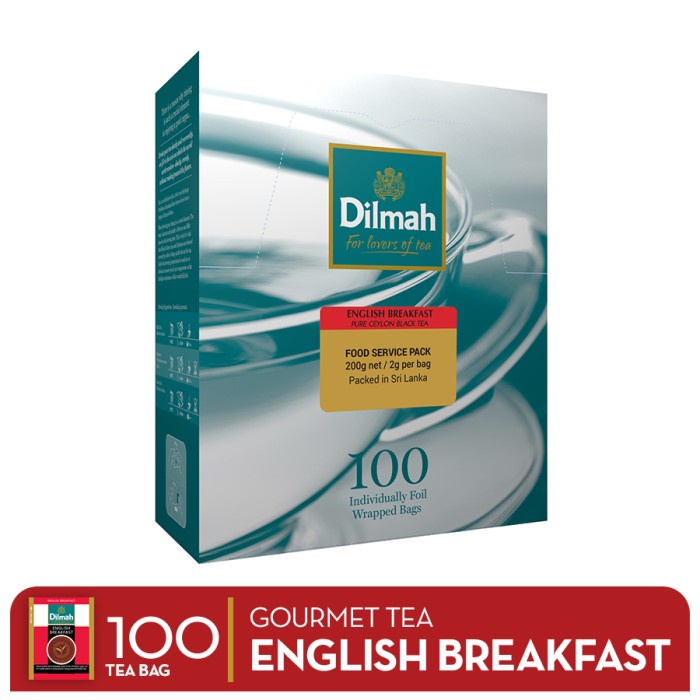 Jual TEH-DAUN- DILMAH GOURMET TEA ENGLISH BREAKFAST - TEH CELUP ...