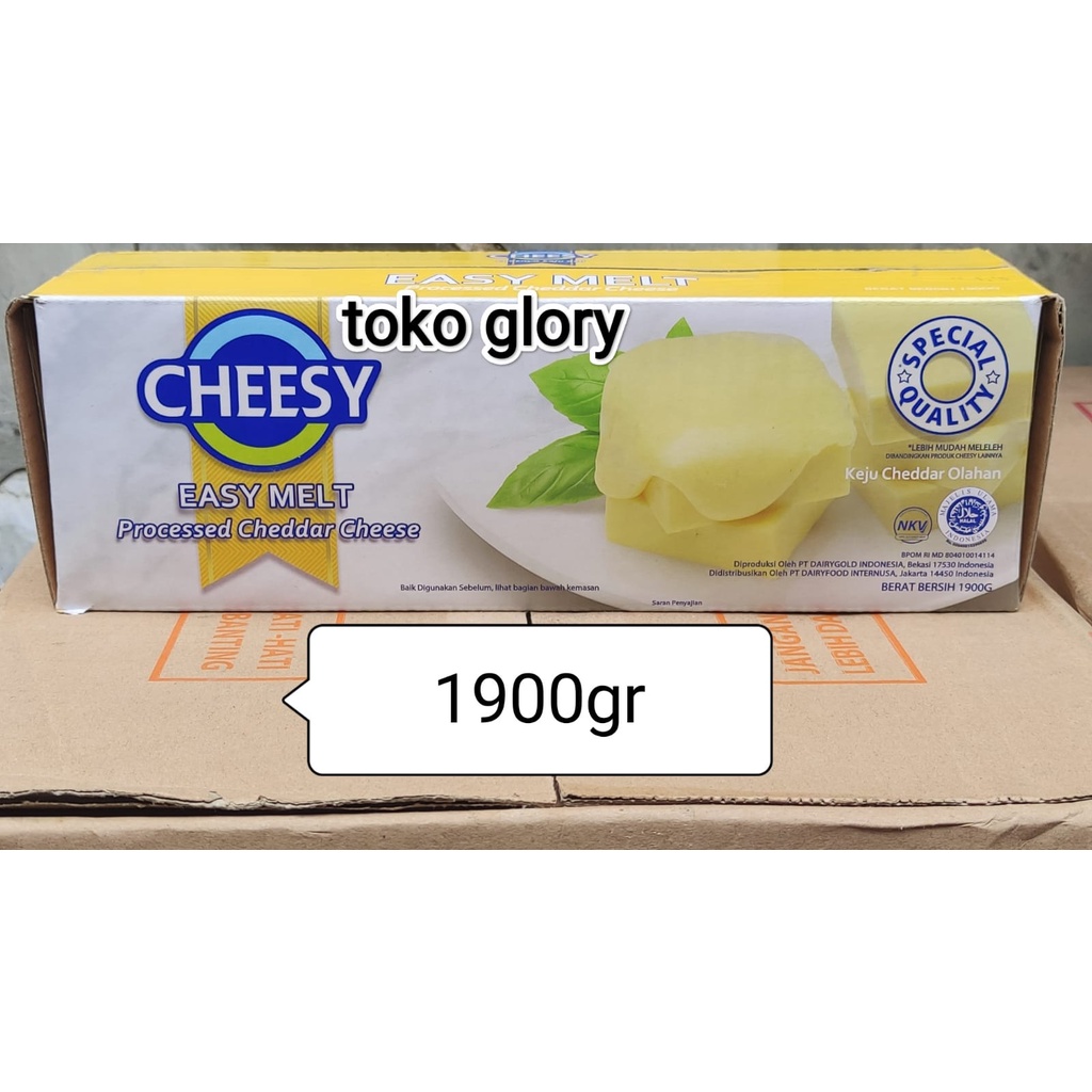 Jual keju cheesy easy melt 2kg | Shopee Indonesia