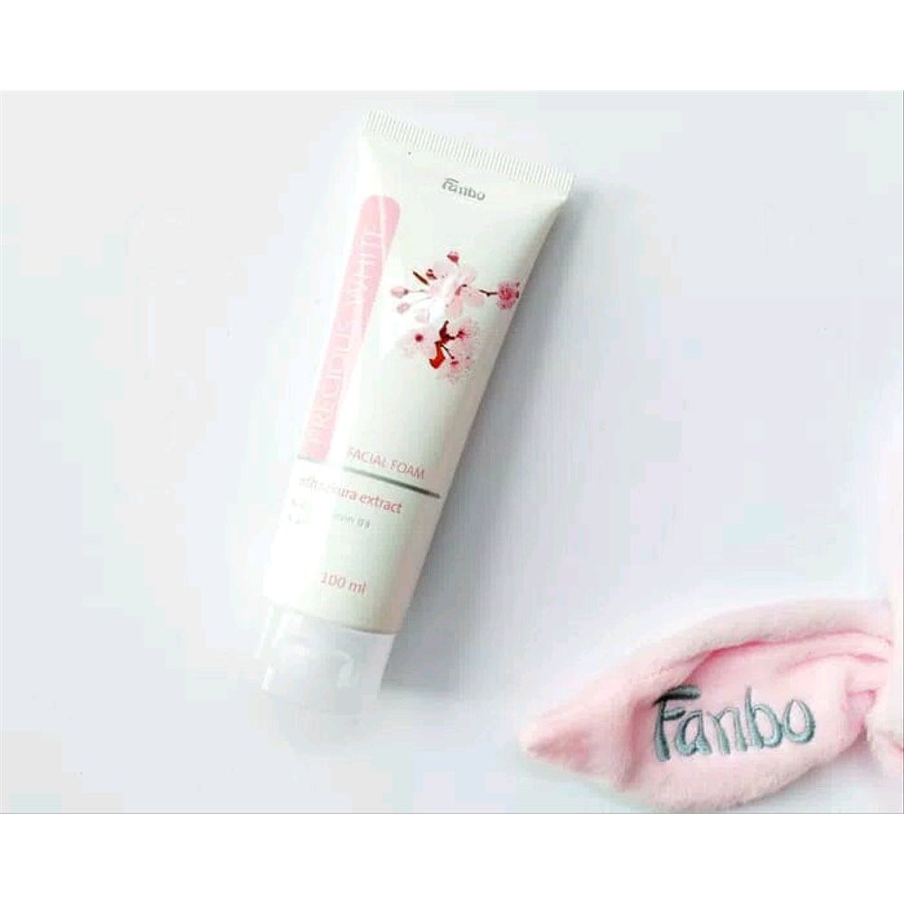 Jual ORIGINAL Fanbo Facial Foam Precious White | Shopee Indonesia