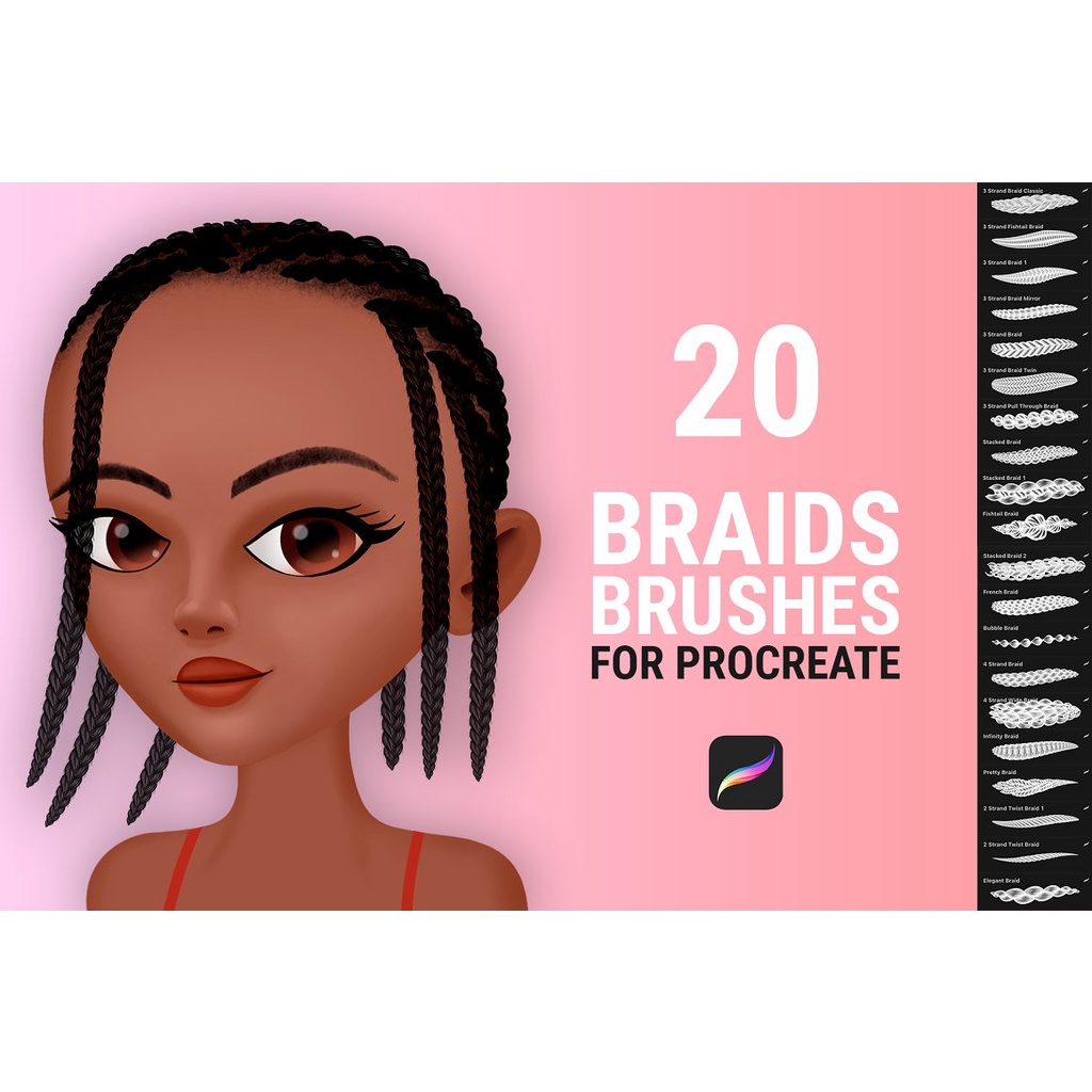 Jual Procreate Brush - Braid Brushes for Procreate | Shopee Indonesia