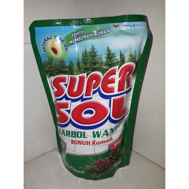 Jual supersol karbol wangi 450 ml | Shopee Indonesia