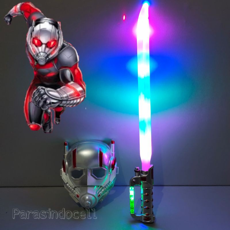 Jual Mainan 1 Set Pedang Topeng Ant Man Ada Suara | Shopee Indonesia