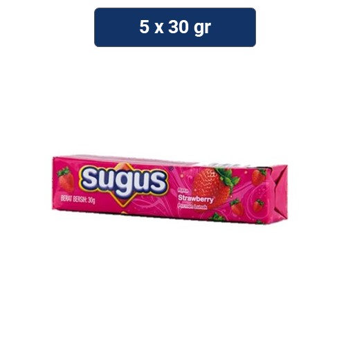 Jual Sugus Stick Strawberry Candy 5 x 30gr | Shopee Indonesia