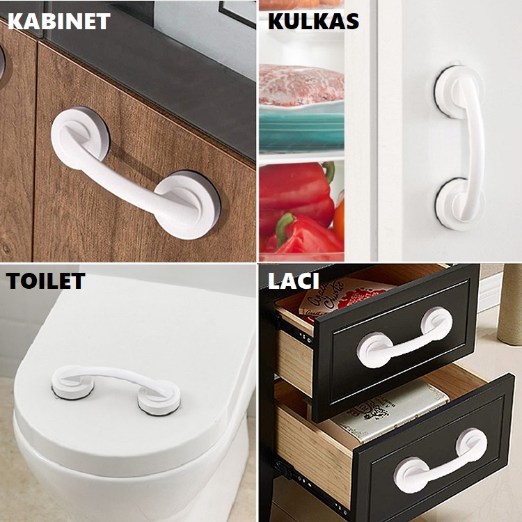 Jual Strong Suction Cup Door Handle Pegangan Pintu Geser Pintu Kabinet ...