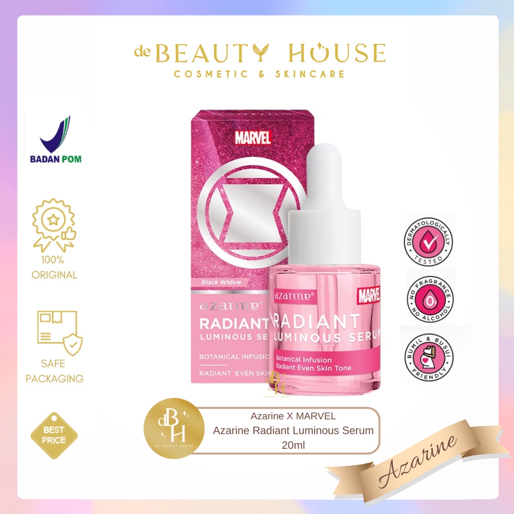 Jual AZARINE X MARVEL Serum | Azarine Radiant Luminous Serum 20ml ...