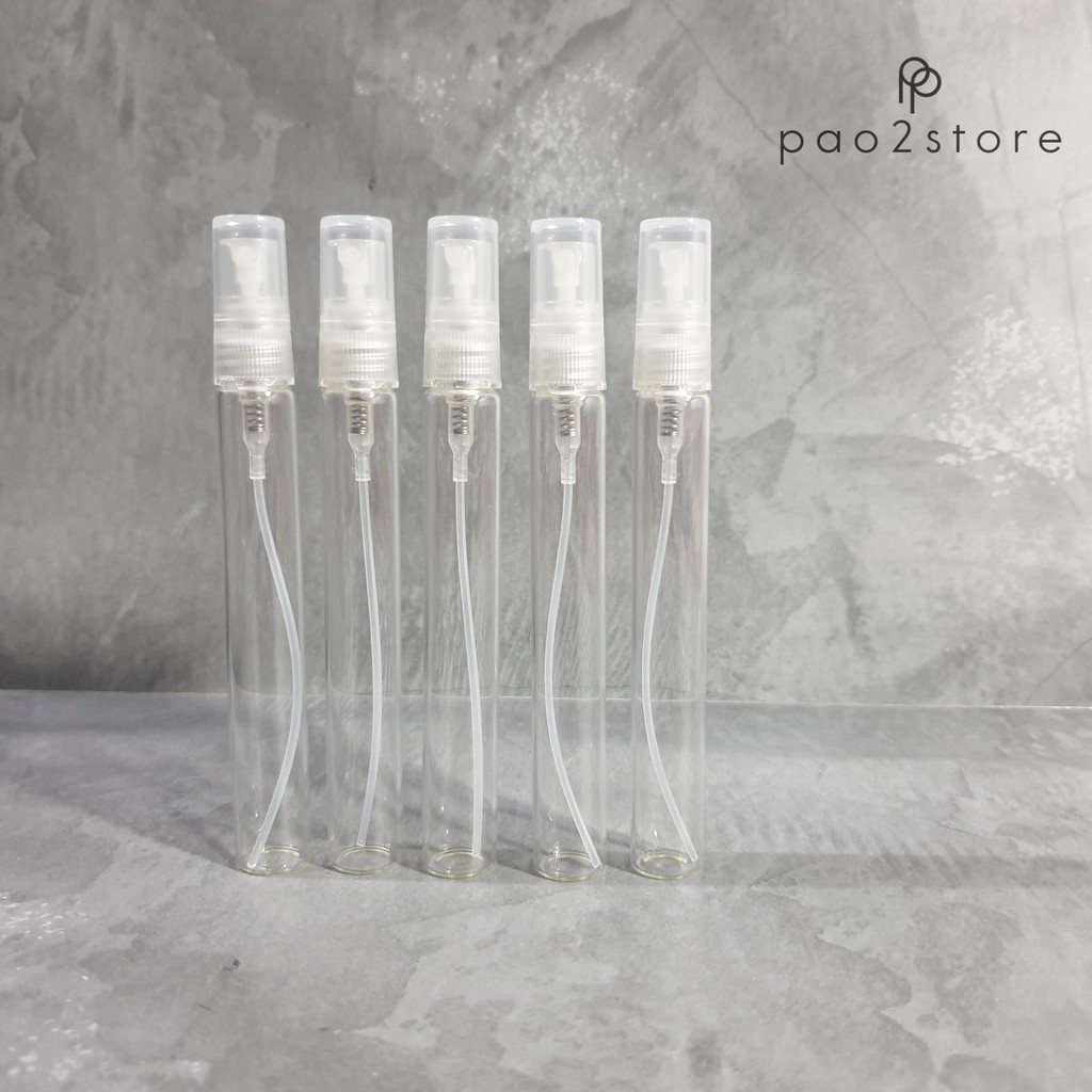 Jual Botol Spray Kaca Bening 10ml Refillable Parfum Vial Travel Size ...